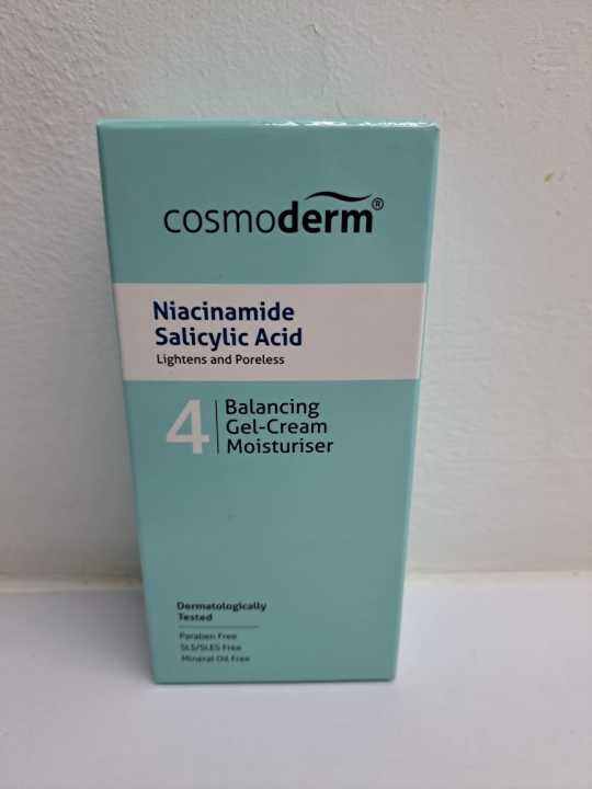 COSMODERM Balancing Gel Cream Moisturiser STEP 4 | Lazada