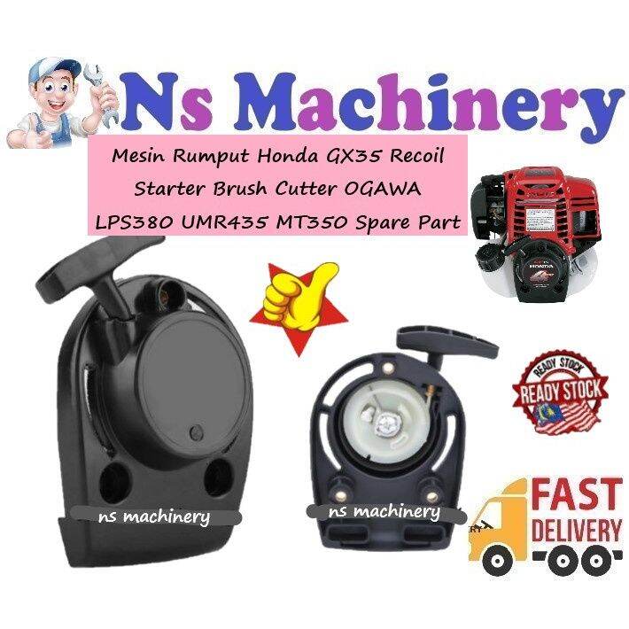 Mesin Rumput Honda GX35 Recoil Starter Brush Cutter OGAWA LPS380 UMR435 ...