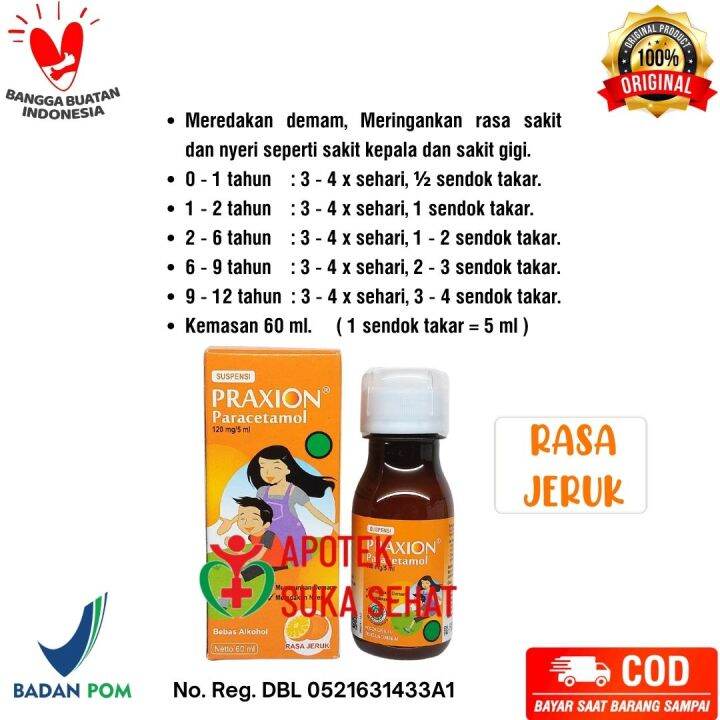 PRAXION SIRUP 60 ML | Lazada Indonesia