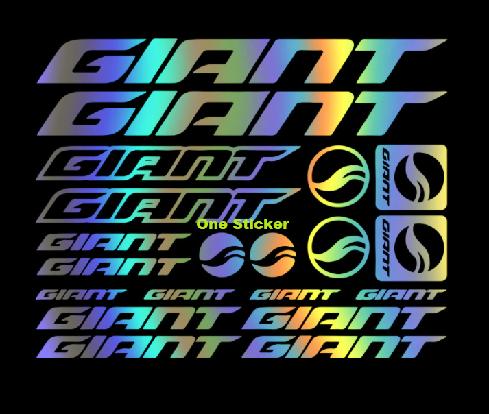 Ready Cutting Sticker Stiker Sepeda GIANT BIKE SET | Lazada Indonesia