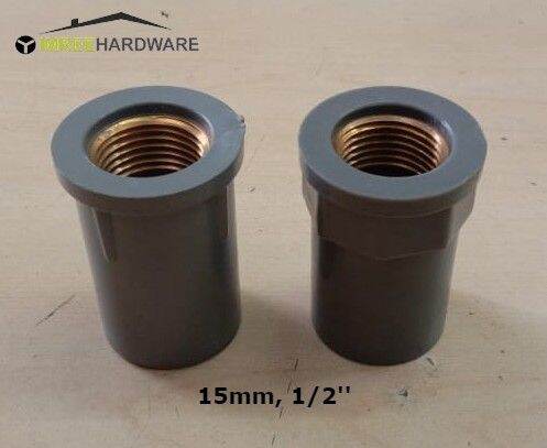 Pvc P/T Socket with Brass Inner Threaded PVC Fitting Joint Grey Colour ...