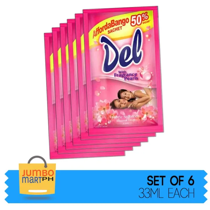 DEL BLOSSOM FRESH FABRIC CONDITIONER 33ML / SET OF 6 | Lazada PH