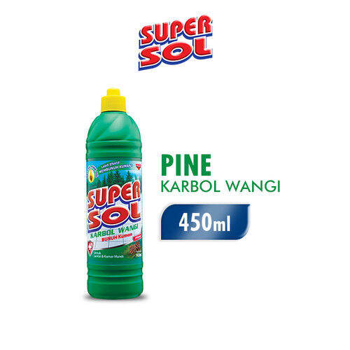 Supersol Karbol Botol Pine 450 mL | Lazada Indonesia