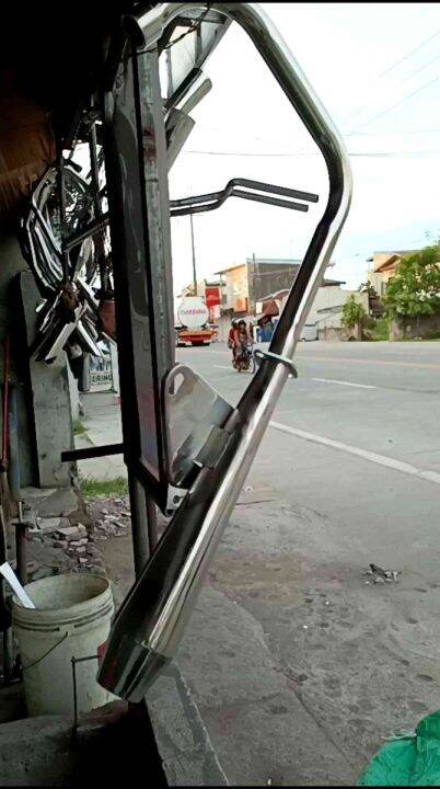 2T Honda TMX Alpha 125 Motorcycle Bullet Pipe Muffler Stainless | Lazada PH