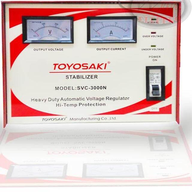 Toyosaki SVC-3000N Stabilizer Penstabil Listrik 3000VA - Merah-Putih ...