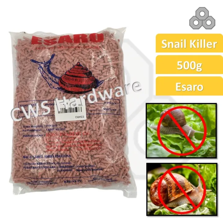 500G ESARO Racun Siput Babi Snail Perosak Tanaman Molluscicide Berkesan ...