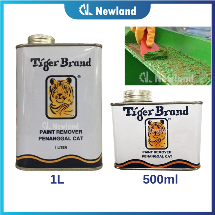 Tiger Brand Paint Remover / Penanggal Cat (0.5L&1L) | Lazada