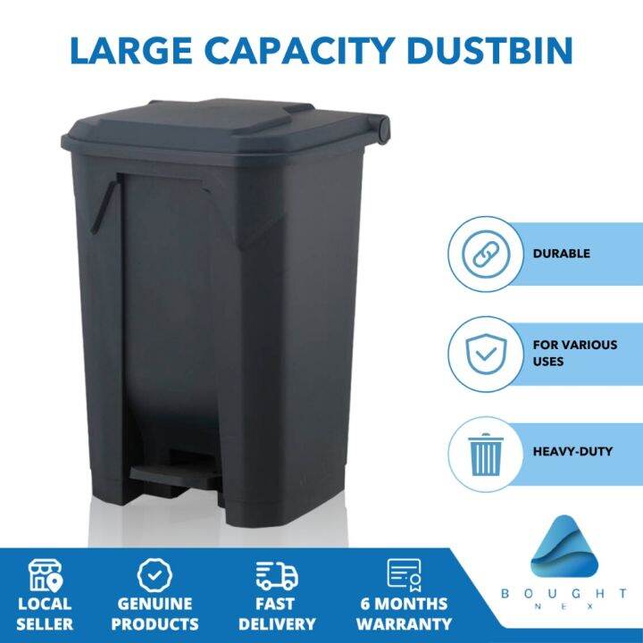 Large Dustbin Trash Can Garbage Bin Waste Recycling Rubbish Bin Durable ...