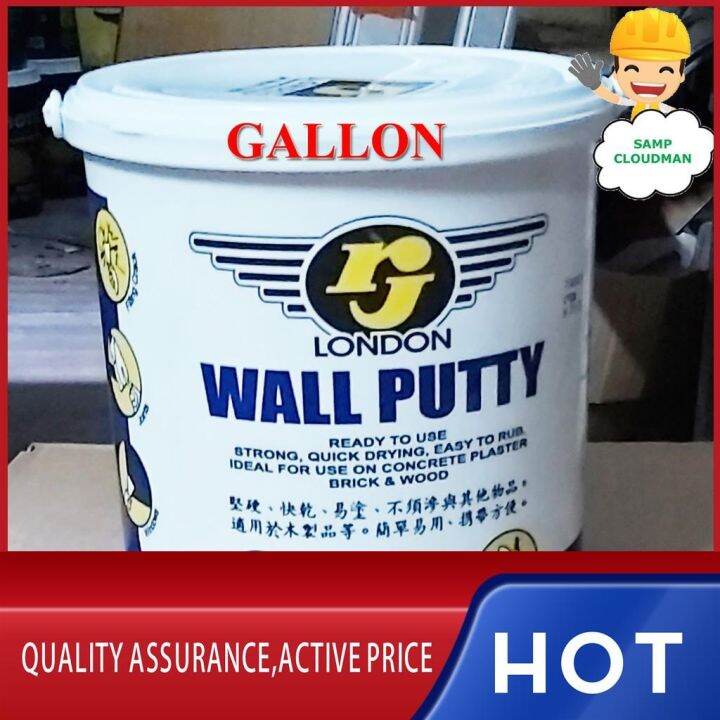 【Kailangan】 RJ London Wall Putty Gallon Size 5 Kilo For Concrete Wood ...