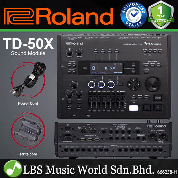 Roland TD-50X V-Drums Electronic Drum Sound Module (TD50X TD50 X) | Lazada