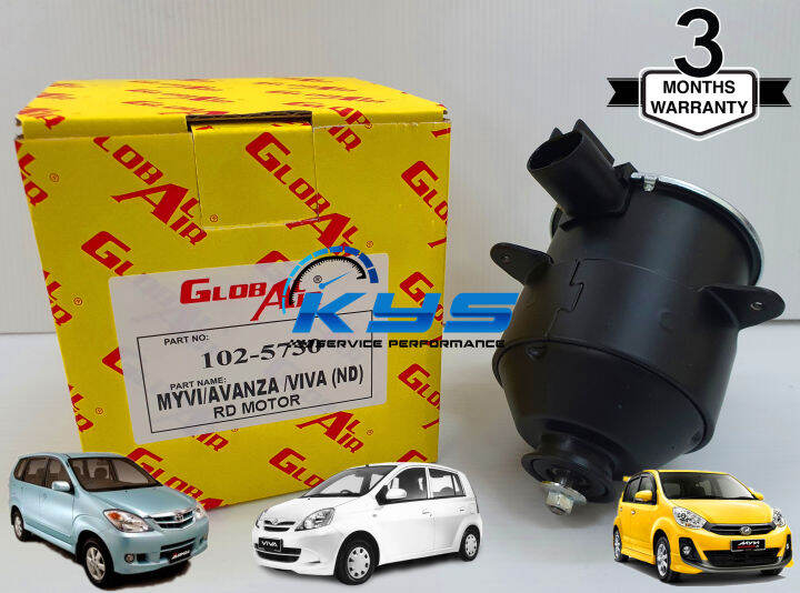 RADIATOR FAN MOTOR # PERODUA MYVI,VIVIA,KEMBARA DVVT (all model ...