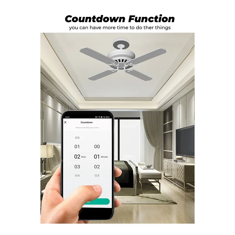 Dual Ceiling Fan Control | Shelly Lighting
