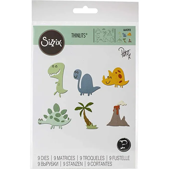 Sizzix Thinlits Die Set- Dinosaurs | Lazada PH