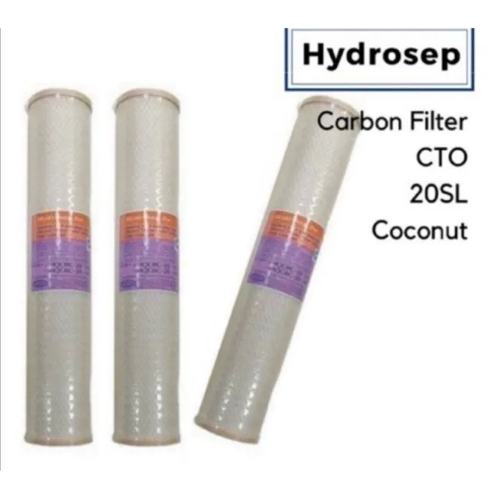 HYDROSEP ORIGINAL CARBON BLOCK FILTER slim 20 Coco Carbon Block Filter ...