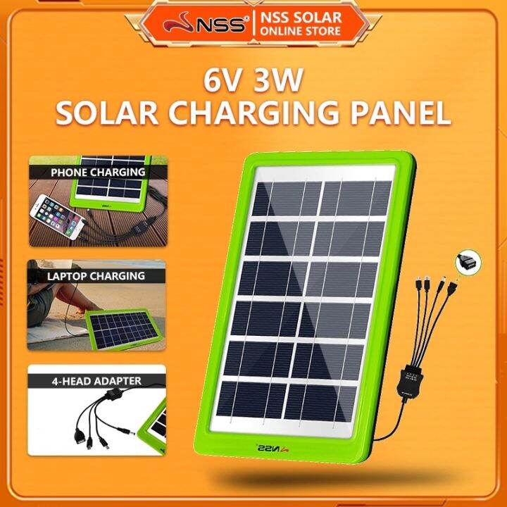 solar panel mobile phone charger 3W/5W/8W multi-function | Lazada PH