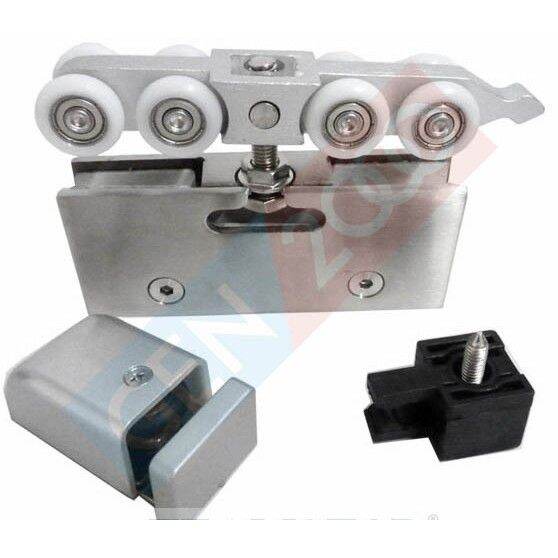Gl Sliding Roller Clamp Kaca Pintu Sliding Etalase Showcase Kaca ...
