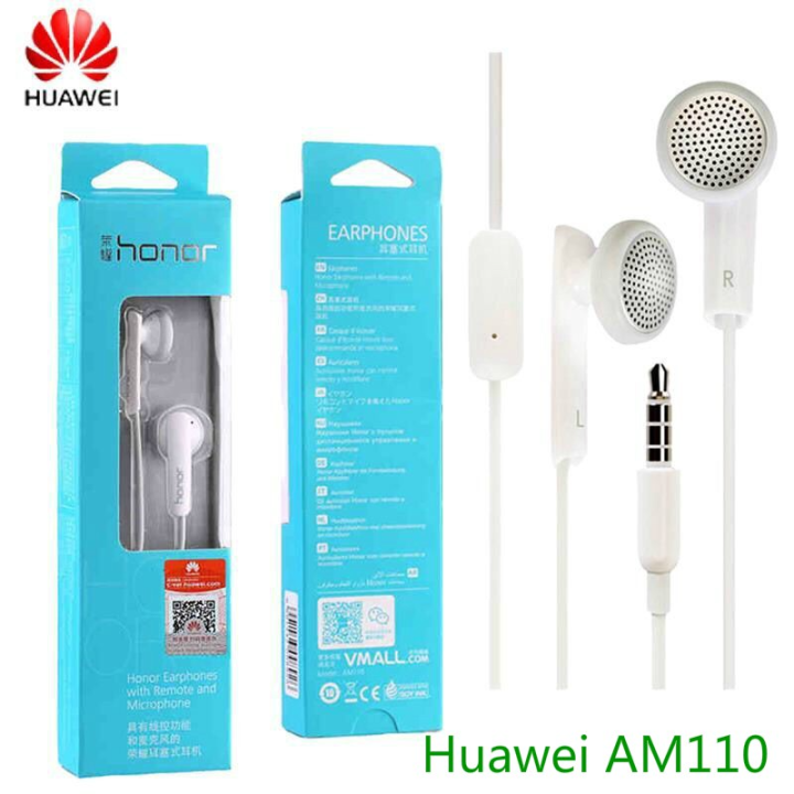 Huawei Am110 Original Headphones Earphone Earpiece Callable Remote ...