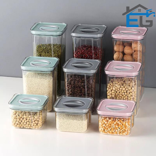 Stackable Airtight Twist Lock Transparent Food Storage Container ...