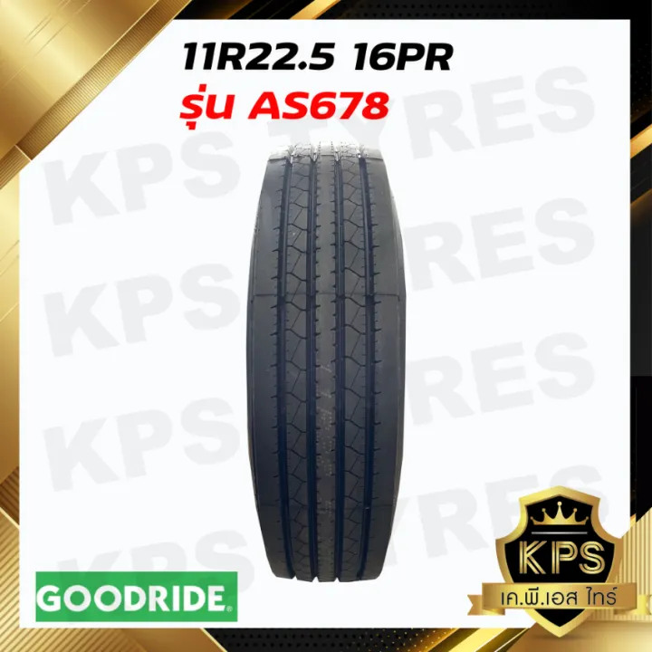 11R22.5 16PR ยี่ห้อ GOODRIDE รุ่น AS678 ยางรถบรรทุกเรเดียล | Lazada.co.th