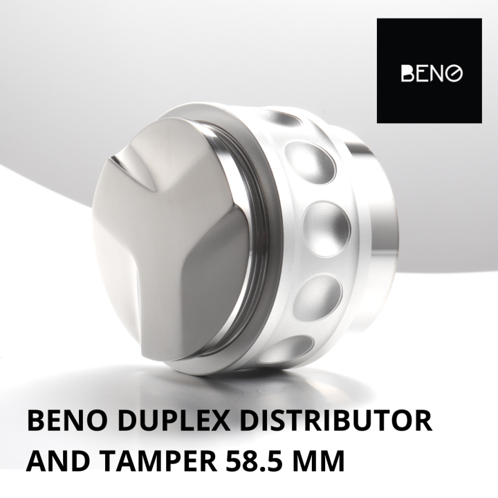 BENO Duplex Distributor & Tamper 2 in 1 ที่เกลี่ยผงกาแฟ 3 ใบพัดปรับ ...