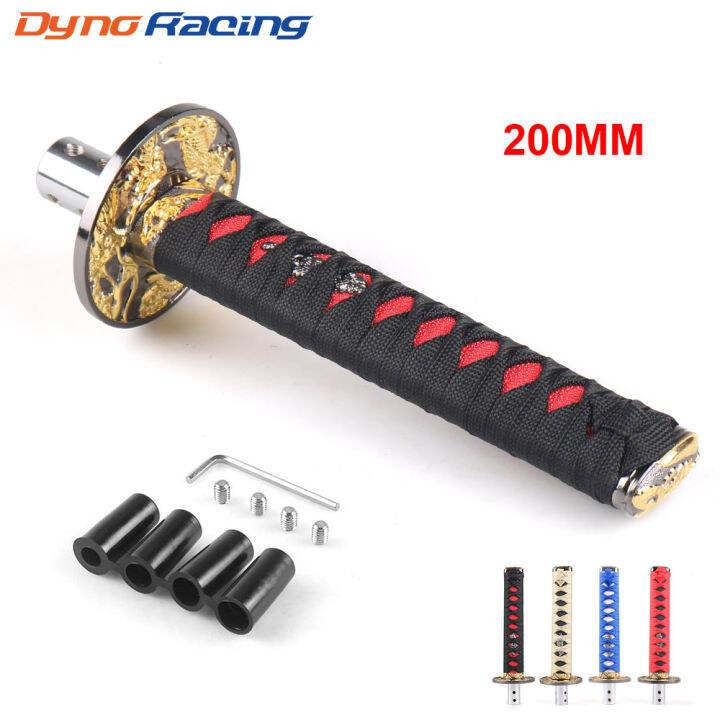 Universal 200mm JDM Samurai Shift Knob Shifter With Adapters Gear Shift ...