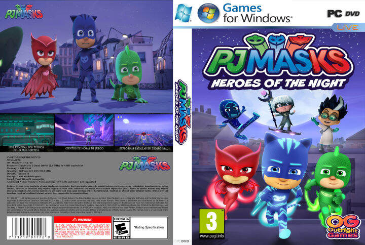 PJ MASKS: HEROES OF THE NIGHT PC GAME [Offline INSTALLATION] | Lazada