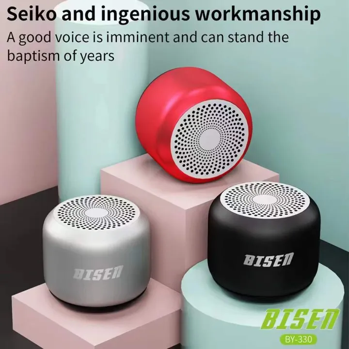 Bisen By-330 Wireless Bluetooth Speaker HI-FI Sound Waves, Cinematic ...