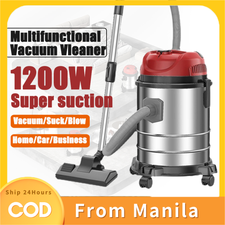 Multifunction Vacuum Cleaner Stainless Heavy Duty 1200W High-Power ...