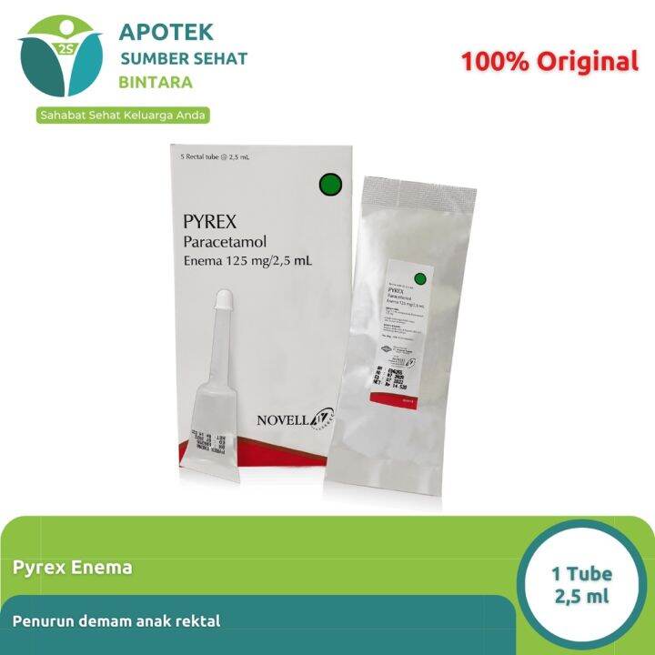 Pyrex Enema Obat Demam Anak Rektal | Lazada Indonesia