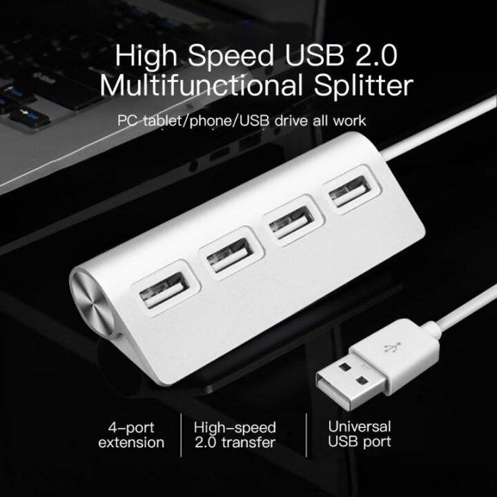 4 Port USB 2.0 Hub USB Splitter Docking Station USB 2.0 Hubs Adapter For Windows XP/Vista/7/8 ...