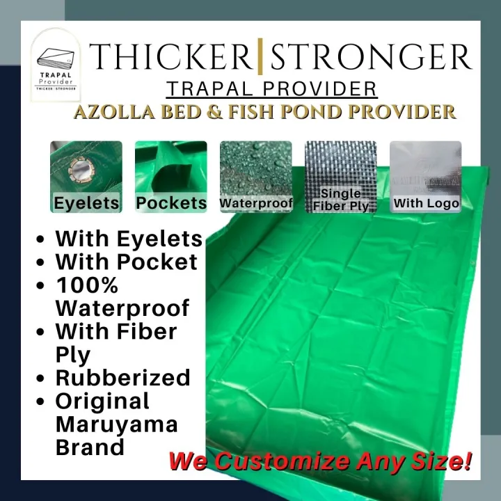 1PC! 6x12x1FT Original Maruyama (Azolla/Trapond) All in one Tarpaulin ...