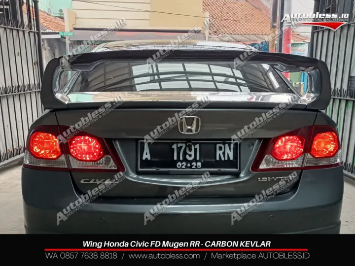 Wing Spoiler Civic Mugen RR Civic FD Mugen RR | Lazada Indonesia