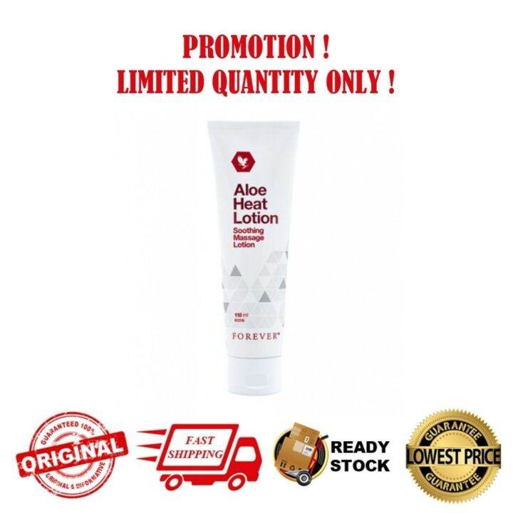 Forever Aloe Massage Lotion (Heat Lotion) 118ml - Ready Stock | Lazada