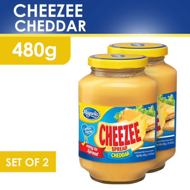 Magnolia Cheezee Spread Plain (480g) Set of 2 | Lazada PH