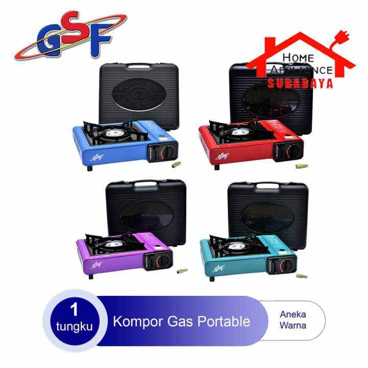 Kompor Gas Portable 1 Tungku 2 IN 1 / Kompor Camping GSF G 3616 ...