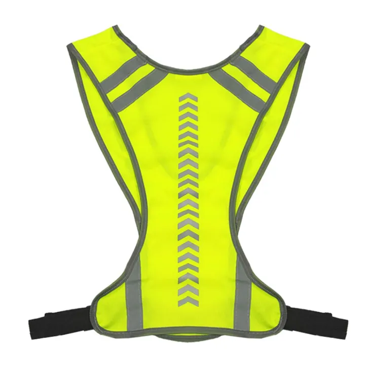 Night Running Reflective Vest Cycling LED Signal Vest Safety Light ...