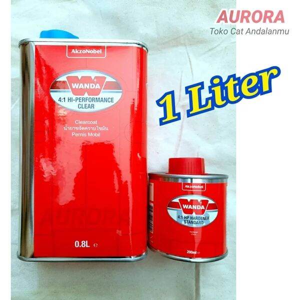 Clear Wanda 4 Banding 1 Anti Gores Pernis Mengkilap Fernis Vernis Clir ...