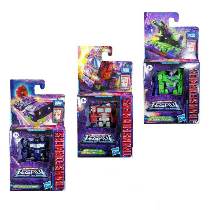 In-Stock Transformers Legacy Series Core Optimus Prime G2 Megatron ...