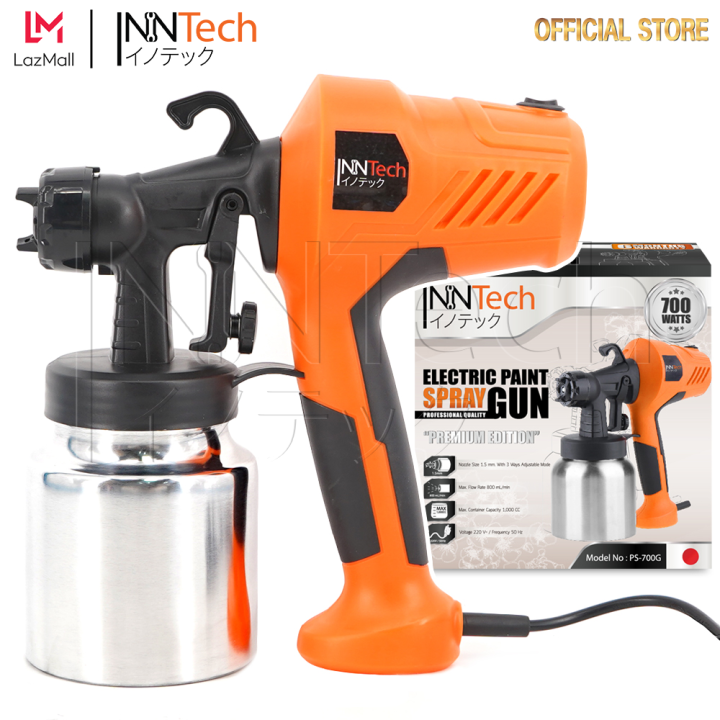 InnTech เครื่องพ่นสี กาพ่นสีไฟฟ้า 700 วัตต์ 1,000CC รุ่นงานหนัก PS-700G เครื่องพ่นสีไฟฟ้า กาพ่น ...