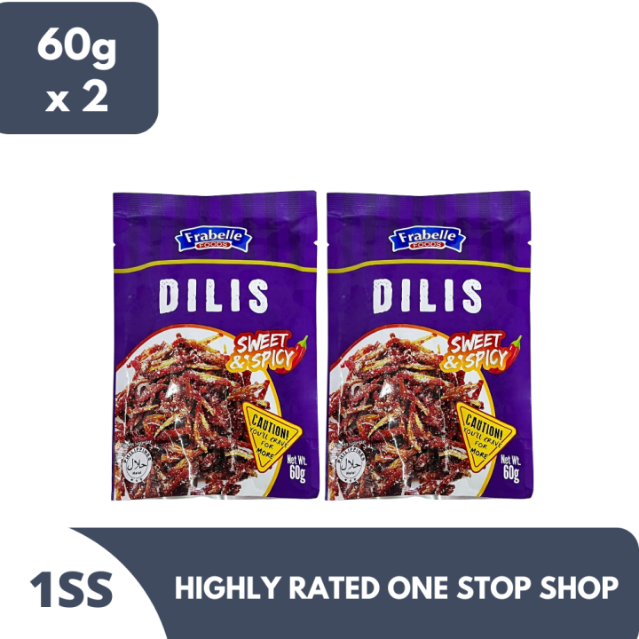 Frabelle Dilis Sweet & Spicy 60g x 2 | Lazada PH