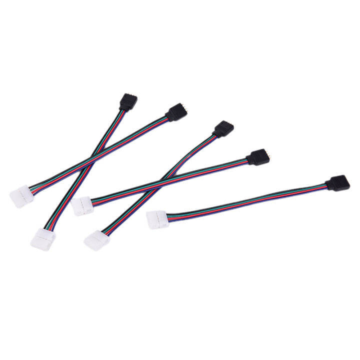 EVAN 10PCS 10mm 4 Pin Male Female PCB Connector Cable For RGB 5050 3528 LED Strip | Lazada PH