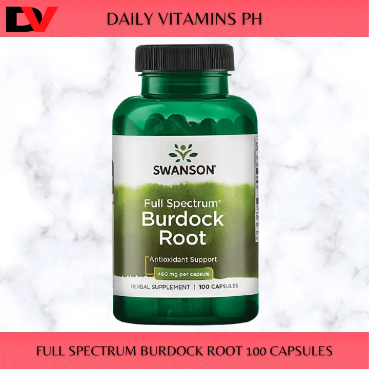 Swanson Burdock Root Kidney & Liver Support Detox Skin Support Well ...