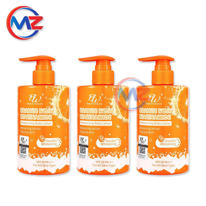 MZ Mall ( SET OF 3 ) DW Orange Kojie NIACINAMIDE SPF30 PA ...