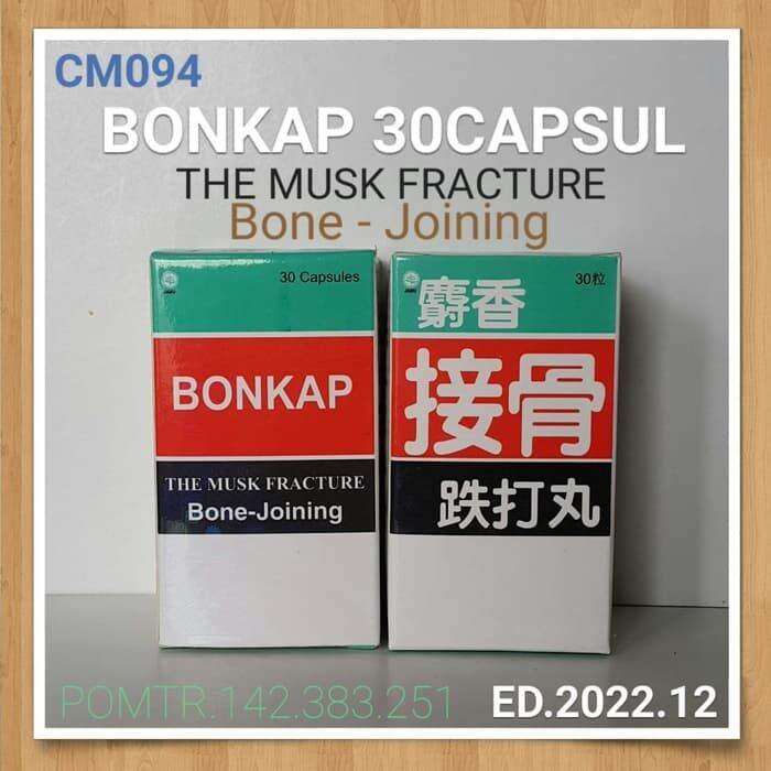 BONKAP THE MUSK FRUCTURE BONE JOINING KAPSUL 30S SAMBUNG TULANG ...