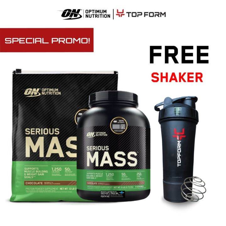 Protein Drink Optimum Nutrition Serious Mass ON Mass Gainer Whey ...