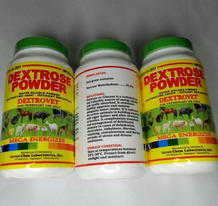 [VET SUPPORT] 3Container (300g) DEXTROSE POWDER (DEXTROVET ...