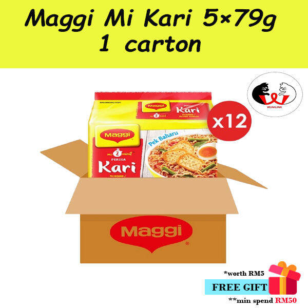 Maggi Mee / Mi Segera 2 - MINN / Minit Perisa Kari Curry Instant Noodle ...