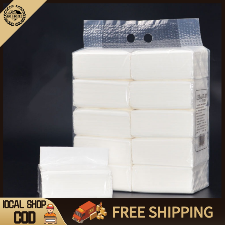 Minimalist style (10 packs) facial tissue 3-layer tissue paper car ...