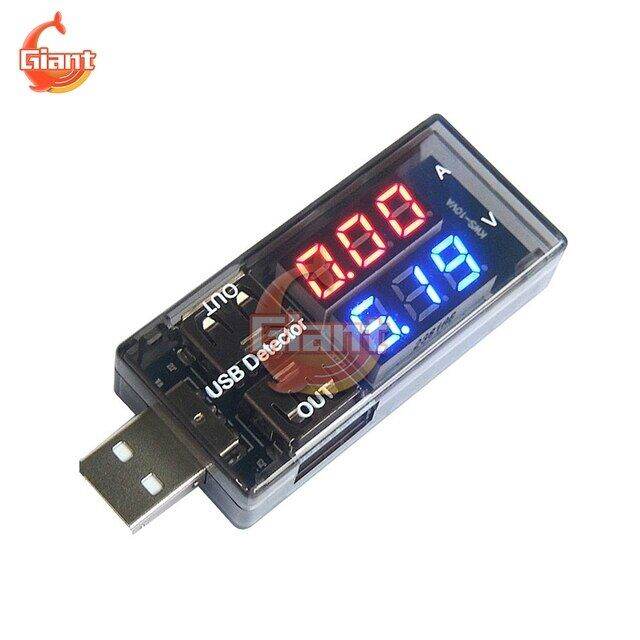 Dual Output Usb Current Voltage Meter Tester Charging Detector ...