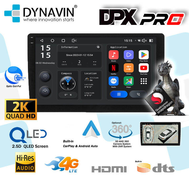 DPX PRO SERIES 2K QLED 9"/10" With 4G LTE,QLED,DTS Sound System,CarPlay ...